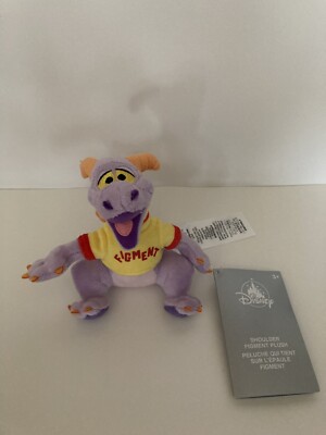 NWT Disney Parks Exclusive EPCOT Mini Figment Shoulder Pal Magnet Plush ...