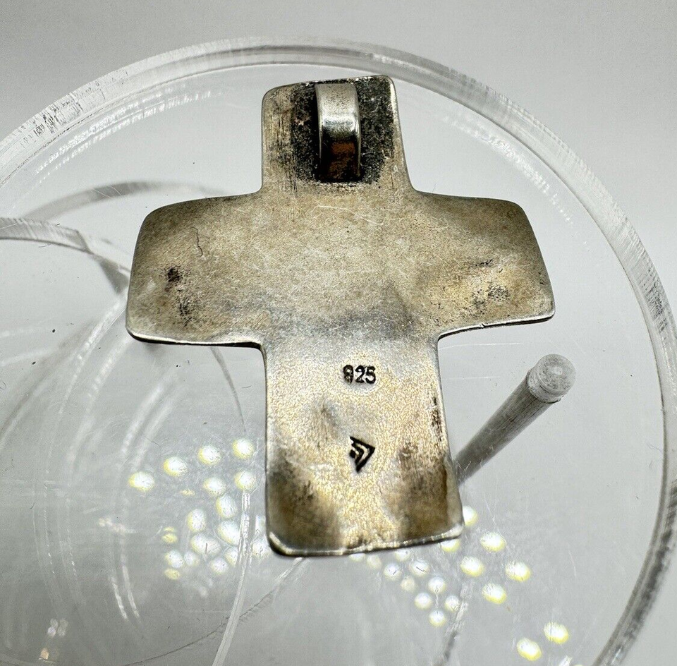 Silpada Beloved Cross Pendant Hammered 925 Sterling Silver Signed ...