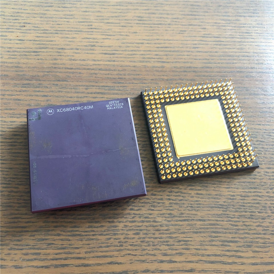 Motorola 68040 XC68040RC40M MC68040RC40 Vintage CPU 02E42K 40MHz PGA X ...