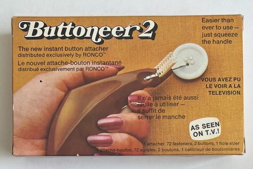 Buttoneer 2 - As Seen on TV Brand Instant Button Attacher - Good Used ...