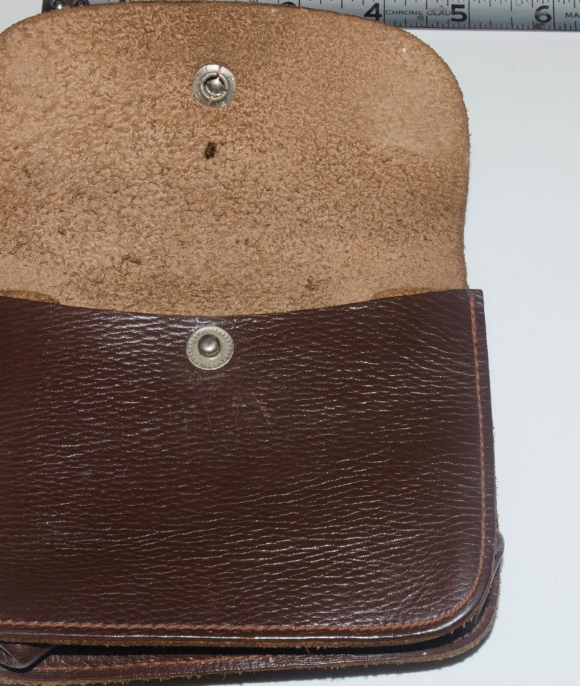 Vintage Boy Scouts Canada Belt Pouch Brown Leather? Y1 | eBay