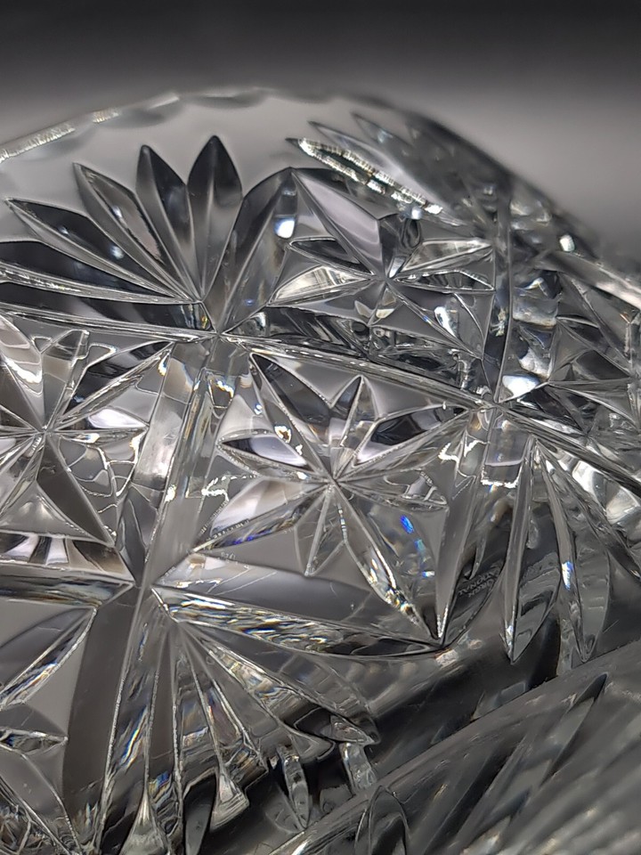 Edinburgh Crystal Bowl - Duet Pattern, Hand-Cut Glass Lead Crystal ...