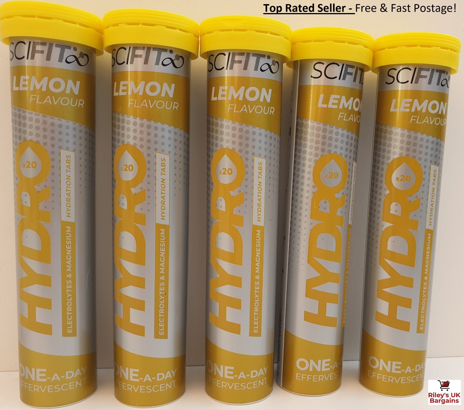 100 SCI-FIT Hydro+ Electrolytes & Magnesium Hydration Lemon ...