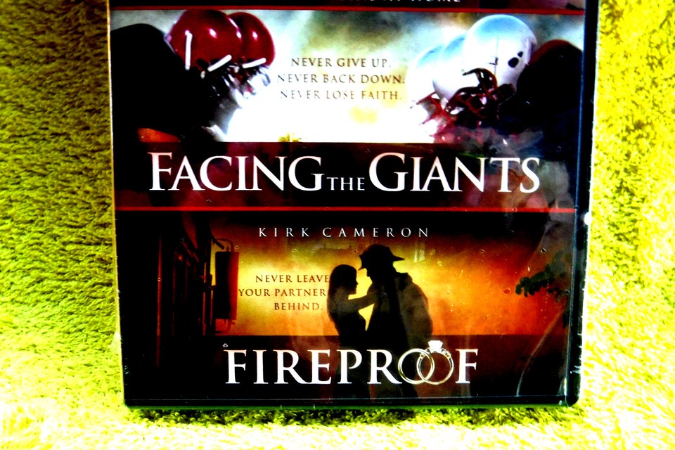 NEW/SEALED TRIPLE FEATURE: COURAGEOUS, FACING THE GIANTS, & FIREPROOF ...
