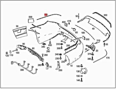 Genuine MERCEDES A207 C207 W207 Cabrio Coupe Right Trim strip ...