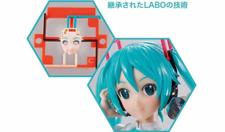 BANDAI Figure-rise LABO Hatsune Miku V4X VOCALOID Model Kits Toy Figure ...