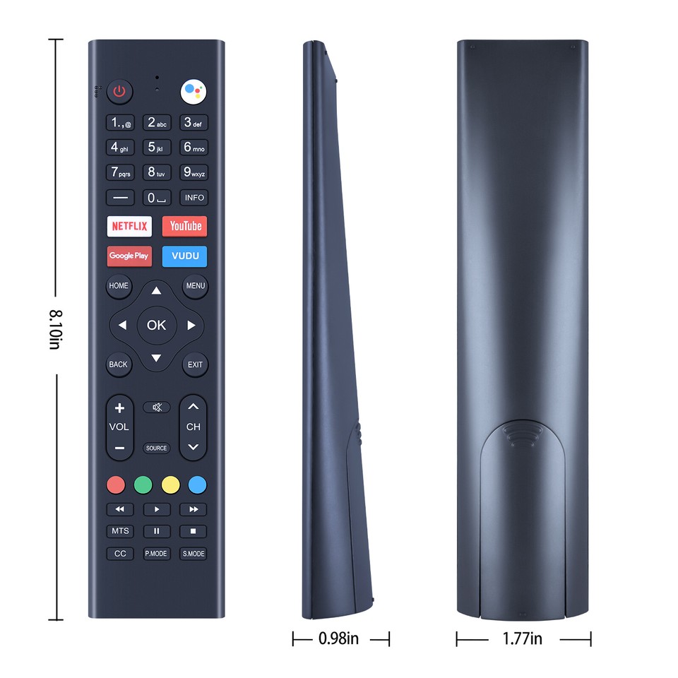 8142026670099K Voice Remote Control For Sceptre Android TV A322BV-SRC ...