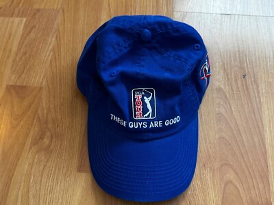 PGA TOUR THESE GUYS ARE GOOD CAP BLUE GOOD CONDITION | eBay