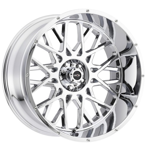2 New Vision Rocker 20x10 6-139.70 -25 Chrome Wheels 886821228959 | eBay