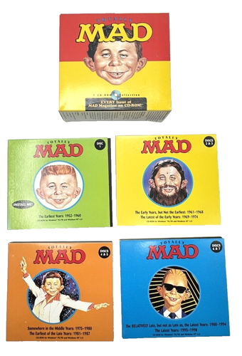 Totally MAD Every Issue of MAD Magazine on CD-ROM - 7 CD-ROM Collection ...