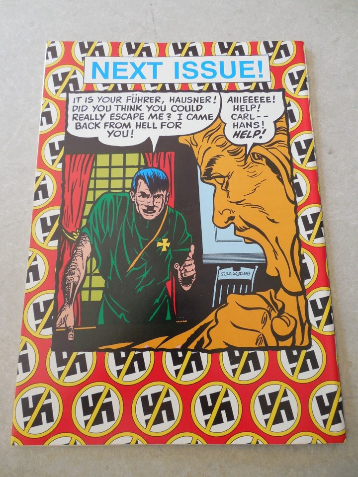 ANTI-HITLER COMICS #1, SUMMER 1992, NEW ENGLAND COMICS PRESS, 9.4 NM OR ...