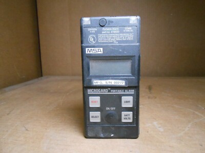 MSA 478500 MICROGARD PORTABLE ALARM | eBay