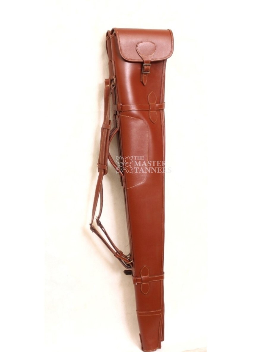 Genuine Leather Gun Case Shotgun Case Gun Storage Hunting Rifle Case ...