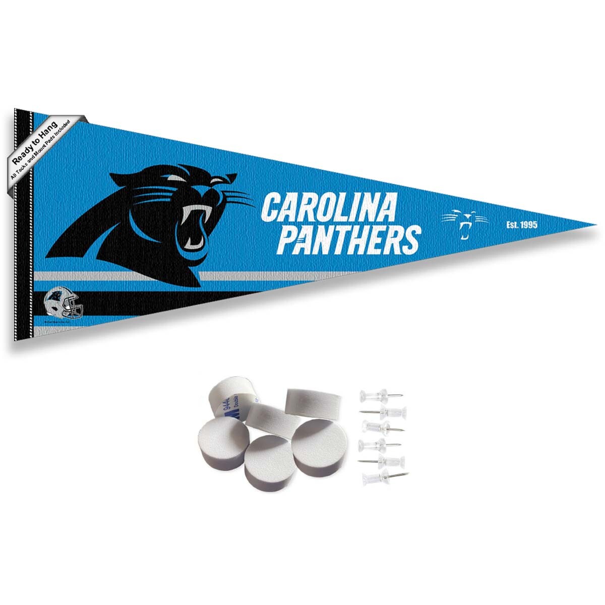 6 Foot Banner Carolina Panthers