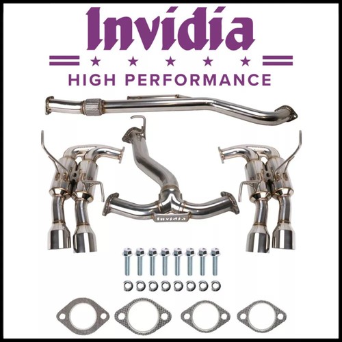 Invidia R400 Gemini Stainless Cat-Back Exhaust System fits 2022-2024 ...