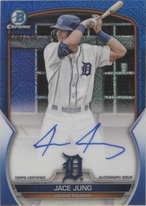 2023 Bowman - Chrome Prospect Mega Box Autographs Jace Jung #BMA-JJ ...