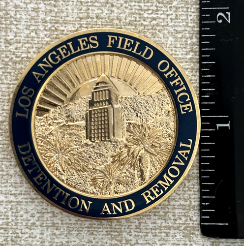 ICE Los Angeles DRO ERO Challenge Coin | eBay