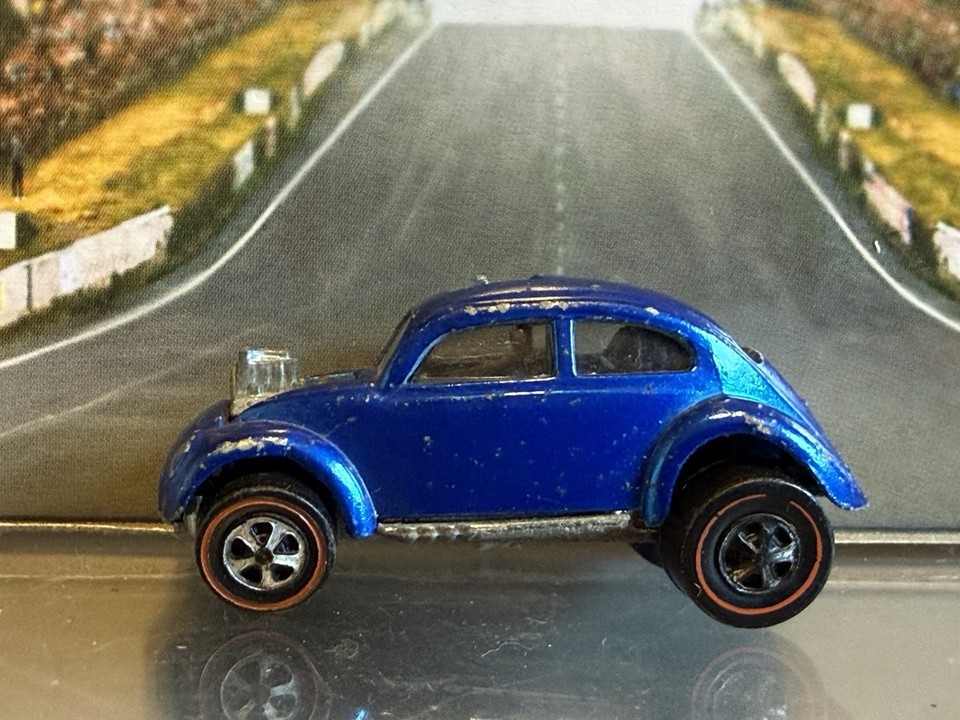 Vintage Custom Volkswagen Used 1968 Hot Wheels Redline Blue | eBay