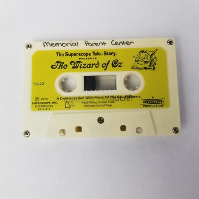 Vintage Superscope Tele Story The Wizard Of Oz Story Teller Cassette ...