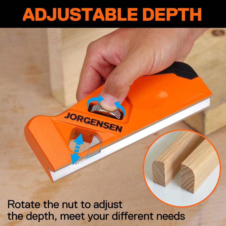 JORGENSEN Chamfer Plane Edge Corner Plane 4 Cutter Head Storage Space ...