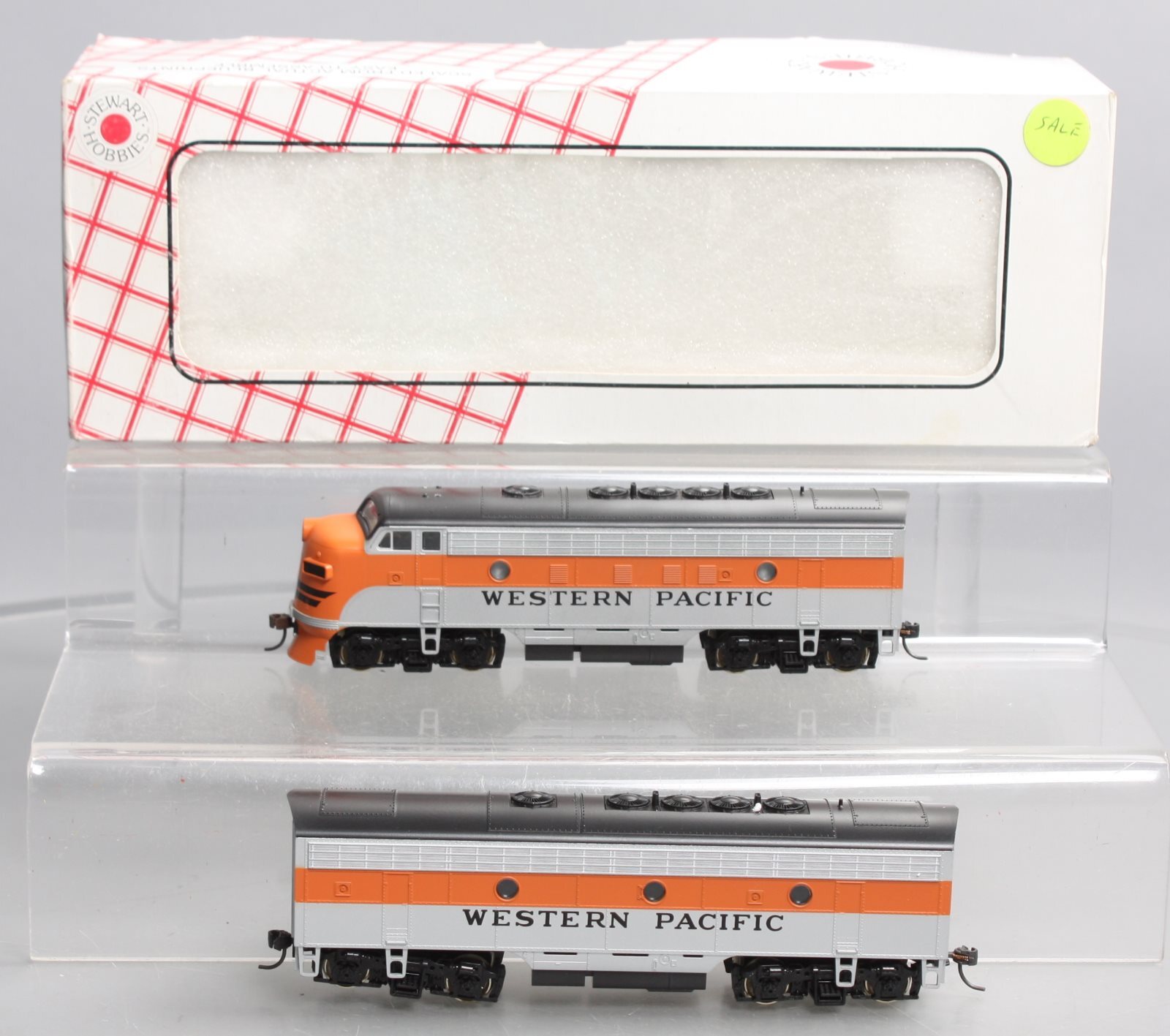 Stewart 5621 HO Western Pacific F7 A/B Phase I Early Diesel Locomotive ...