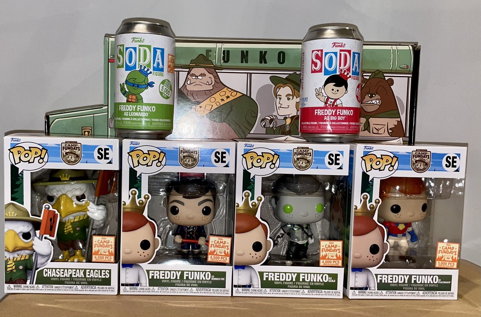 Funko Camp Fundays Box of Fun 2023 Chaseapeak Eagles | eBay