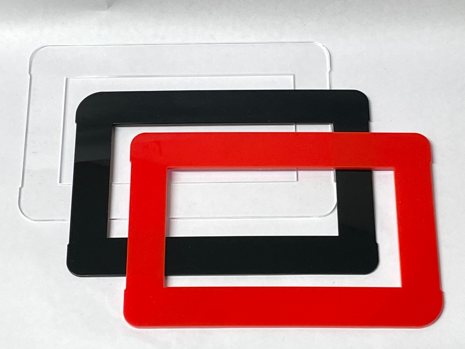 Double Single Socket Switch Surround / Finger Plate Light Switch / Plug ...