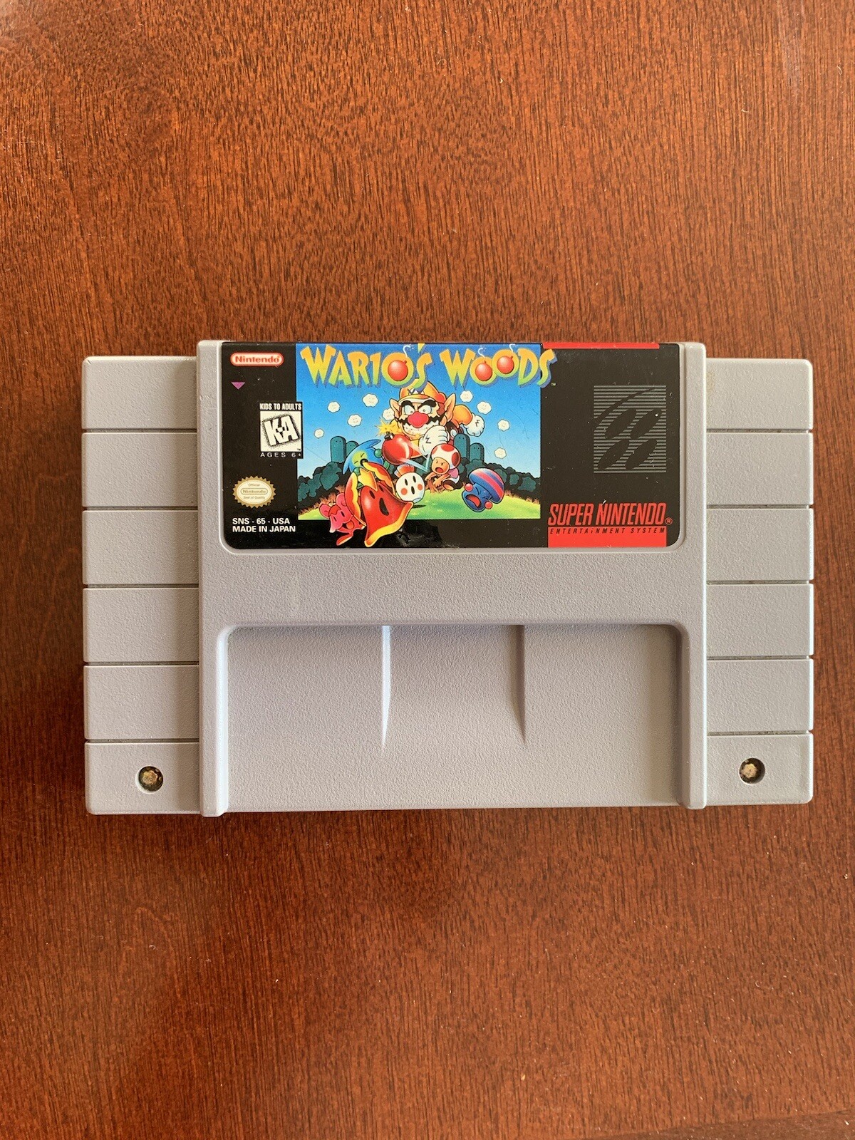 Wario's Woods Game for Super Nintendo SNES (cartridge only) | eBay