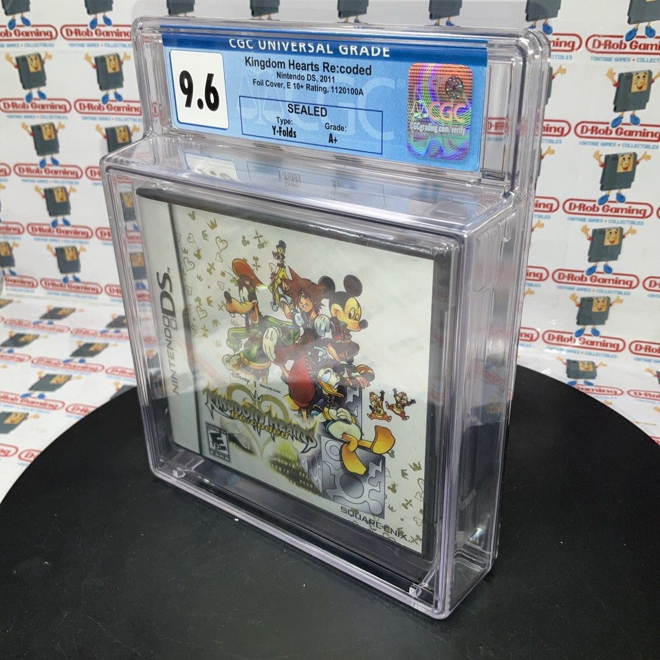 Kingdom Hearts Recoded Re:coded New Sealed VGA WATA CGC Nintendo DS ...