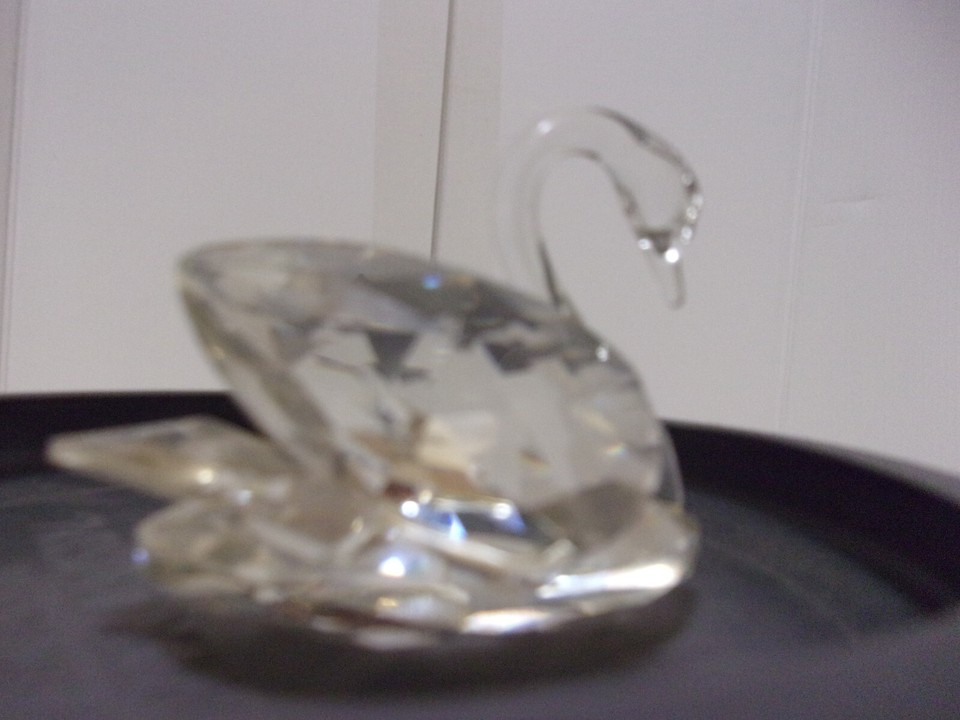 Swarovski,Vintage Crystal Swan Figurine with Box,, small size, | eBay