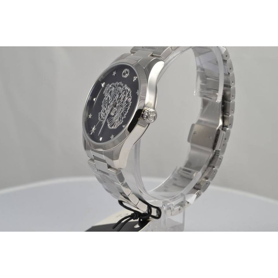 Gucci YA1264125 Women's G-Timeless Black Quartz Watch 731903468146| eBay