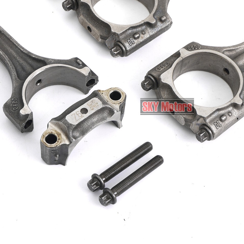 OE 4pcs Connecting rod Conrod Ø20mm Pin For VW GTI Audi A4 2.0TFSI BPY ...