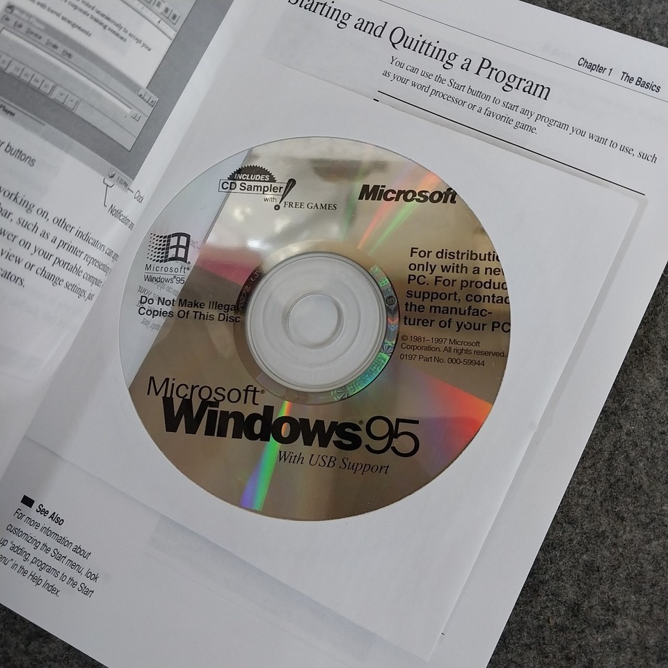 Microsoft Windows 95 for Distribution Compaq PC, NEW SEALED, | eBay