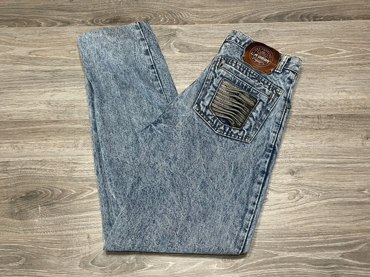 Blue Acid Wash Jeans