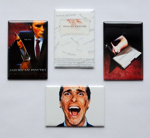 AMERICAN PSYCHO - MOVIE POSTER MAGNETS (book patrick bateman print ...