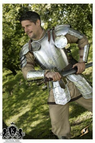 Medieval Knight Half Armor Suit Warrior Armor Knight Collectible ...