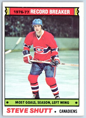 STEVE SHUTT / RECORD BREAKER 1977-78 O-PEE-CHEE 77-78 NO 217 EXMINT+ ...
