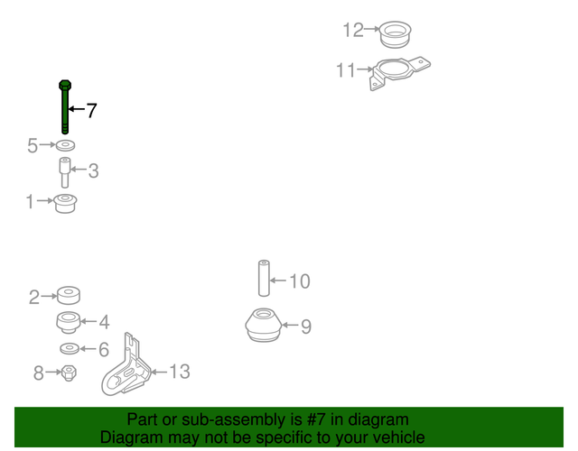 Genuine Mercedes-Benz Rail Extension Upper Bolt 910105010013 for sale ...