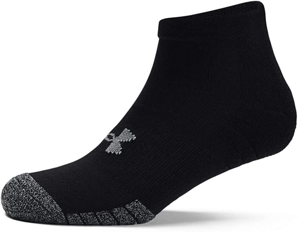 Under Armour Unisex HeatGear Low Cut Socks - L, Black for sale online ...