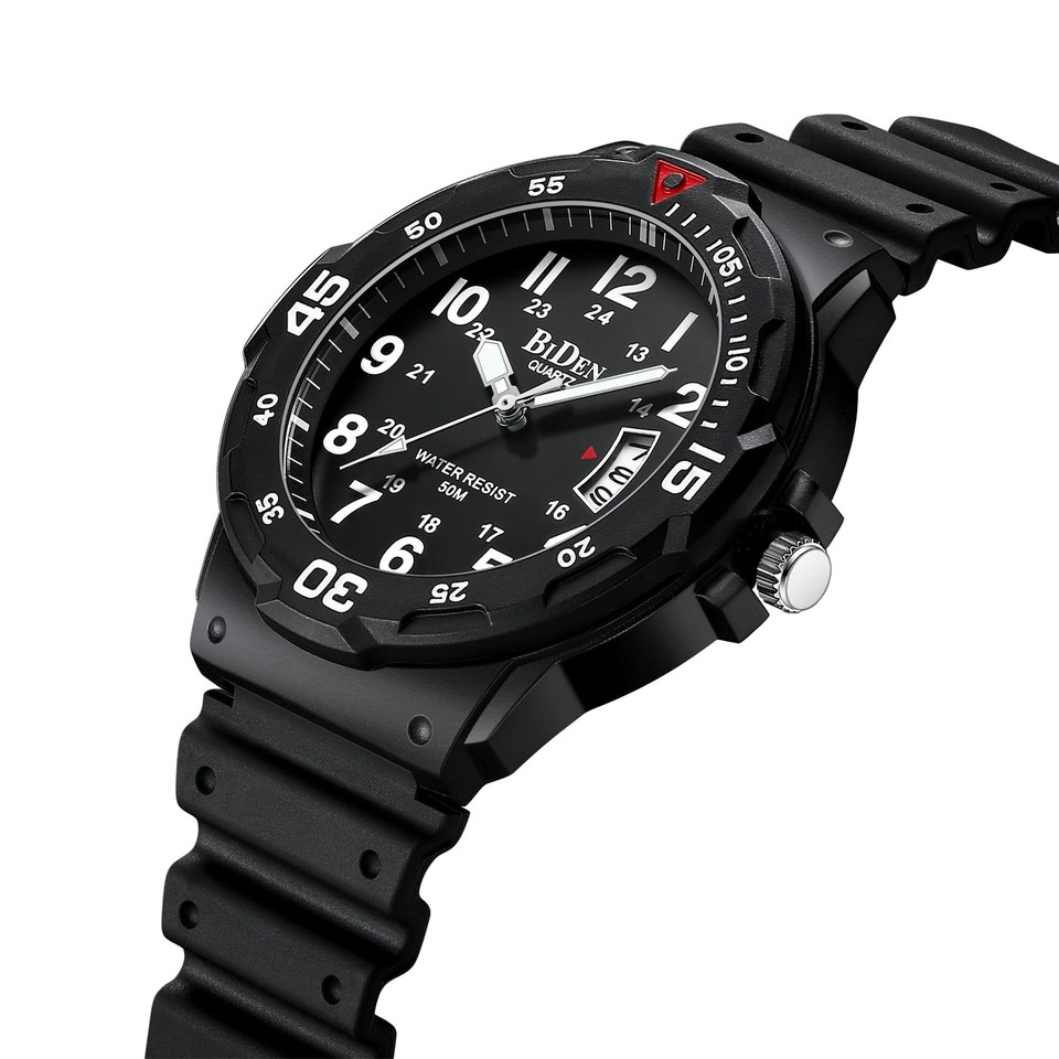 Men's Analog Military Tactical Sport Quartz Watch 42mm Date Luminous ...
