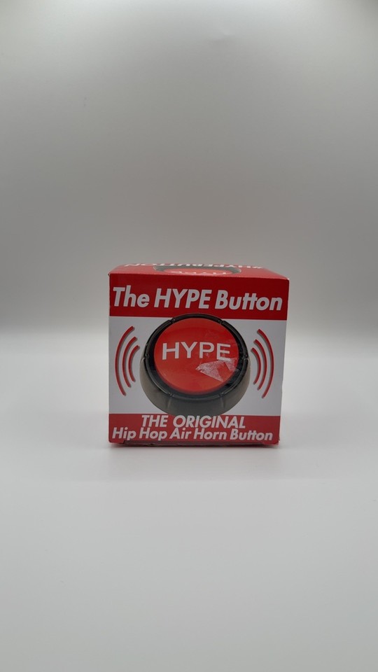 The Hype Button | Hip Hop Air Horn Sound Effect Button (Batteries ...