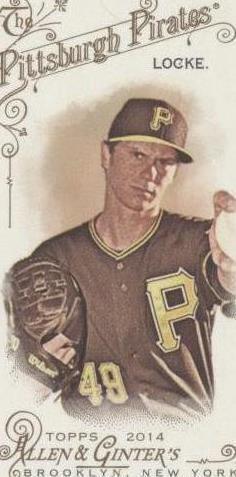 2014 Topps Allen & Ginter's - Jeff Locke #198 Mini Allen & Ginter Back ...