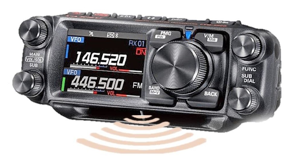 Yaesu FTM-500DS 20W C4FM/FM 144/430MHz Dual Band Digital Mobile ...