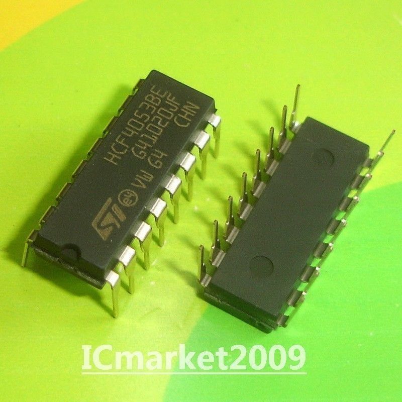 50 PCS HCF4053BE DIP-16 HCF4053 HCF4053BEY Analog Multiplexers ...