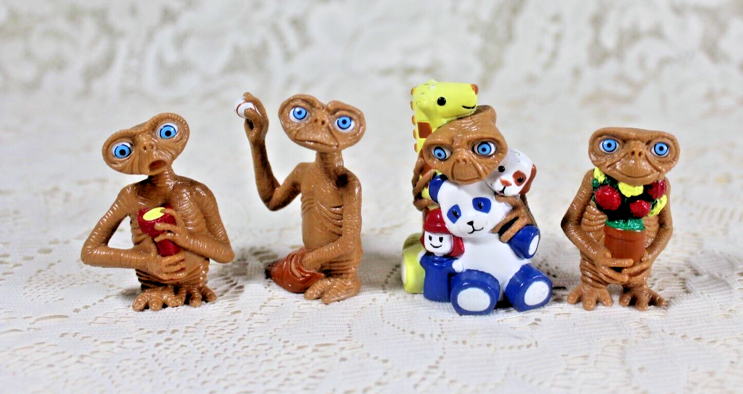 Lot Of 5 ET Collectible PVC Figures Universal Studios 2002 Extra ...