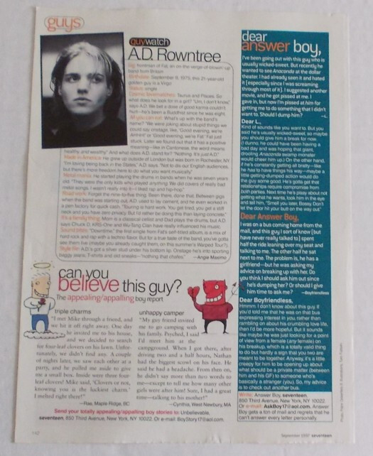 A.D. Rowntree original ONE magazine clipping page PHOTO article | eBay