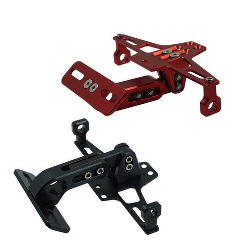 Universal Motorcycle Retractable License Plate Holder LED Light Bracket ...