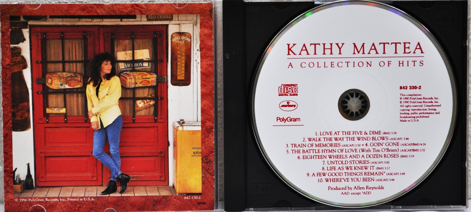 KATHY MATTEA "A Collection Of Hits" 1990 CD Mercury 842 330-2 | eBay