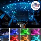 Car Use DC12V 6W RGBW Engine LED Fiber Optic Star Ceiling Kit Light ...