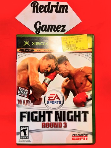 Fight Night Round 3 Black Label Original XBOX Video Games Arcade | eBay